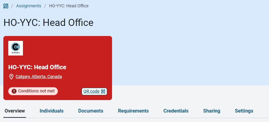 Assignments Administration