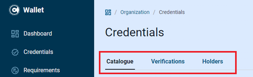 Credentials Administration