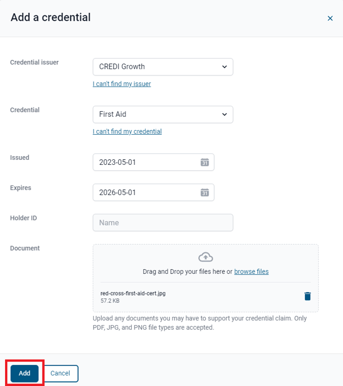 Manage my Credentials? (Desktop)