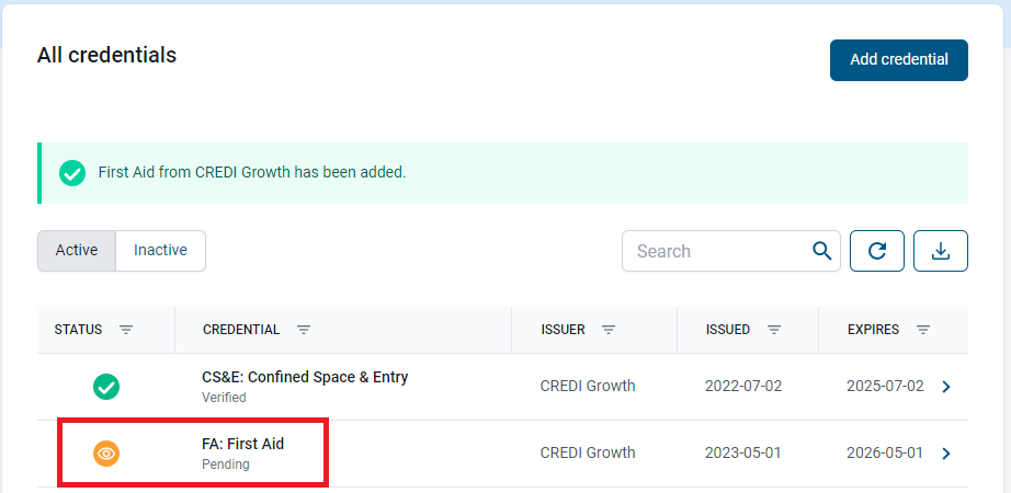 Manage my Credentials? (Desktop)