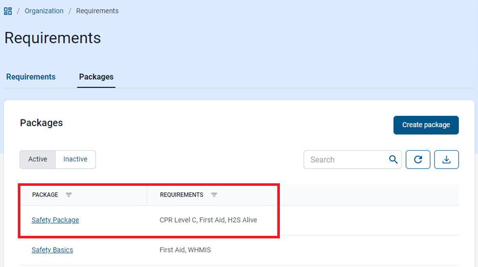 Requirements Administration