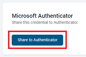 Share my Credentials? (Desktop)