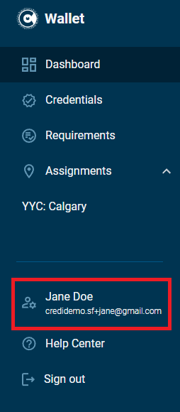 Share my Credentials? (Desktop)